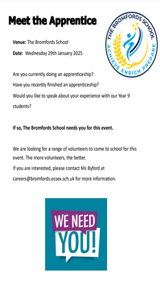 The Bromfords School - Careers